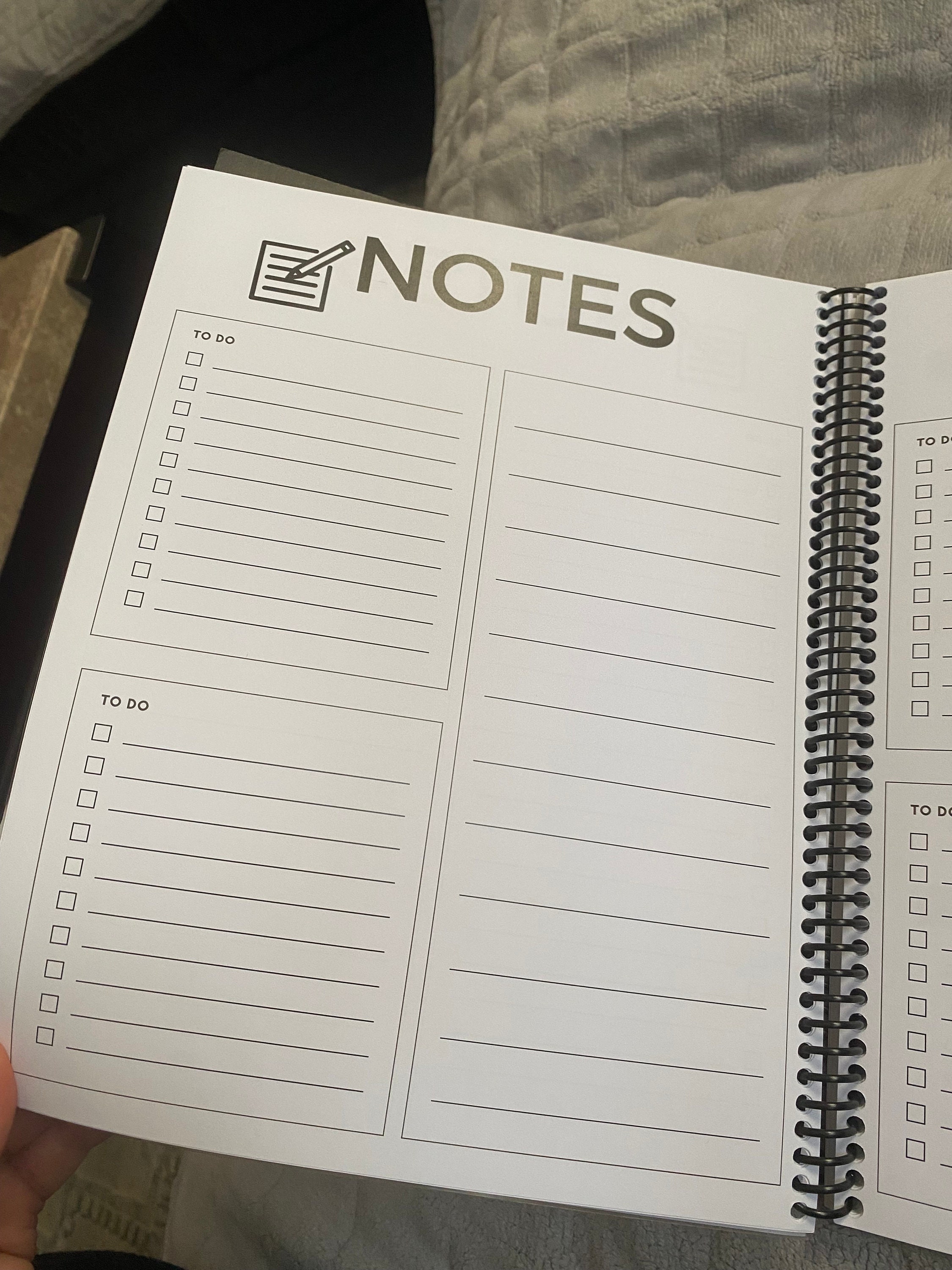 Notes Pages Printable, Lined Notes Printable, Writing Paper, Printable ...