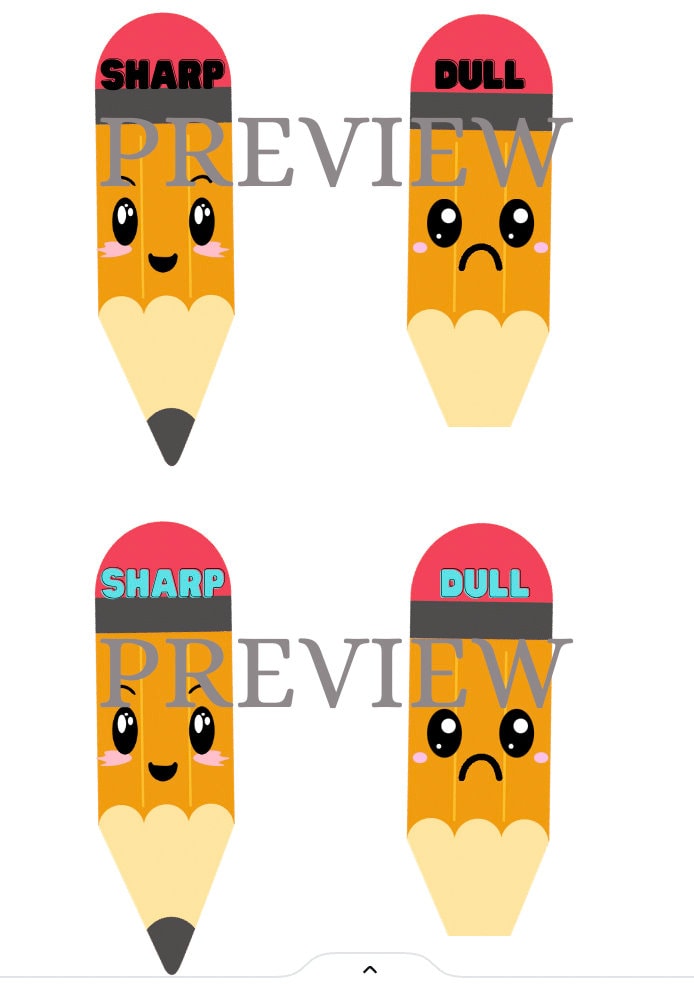 Unsharpened Pencils Clipart