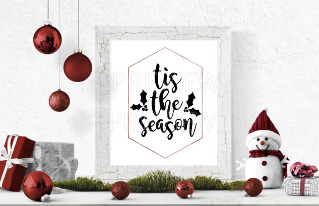 Christmas Printable / Tis the Season / Christmas Print / Christmas Sign ...