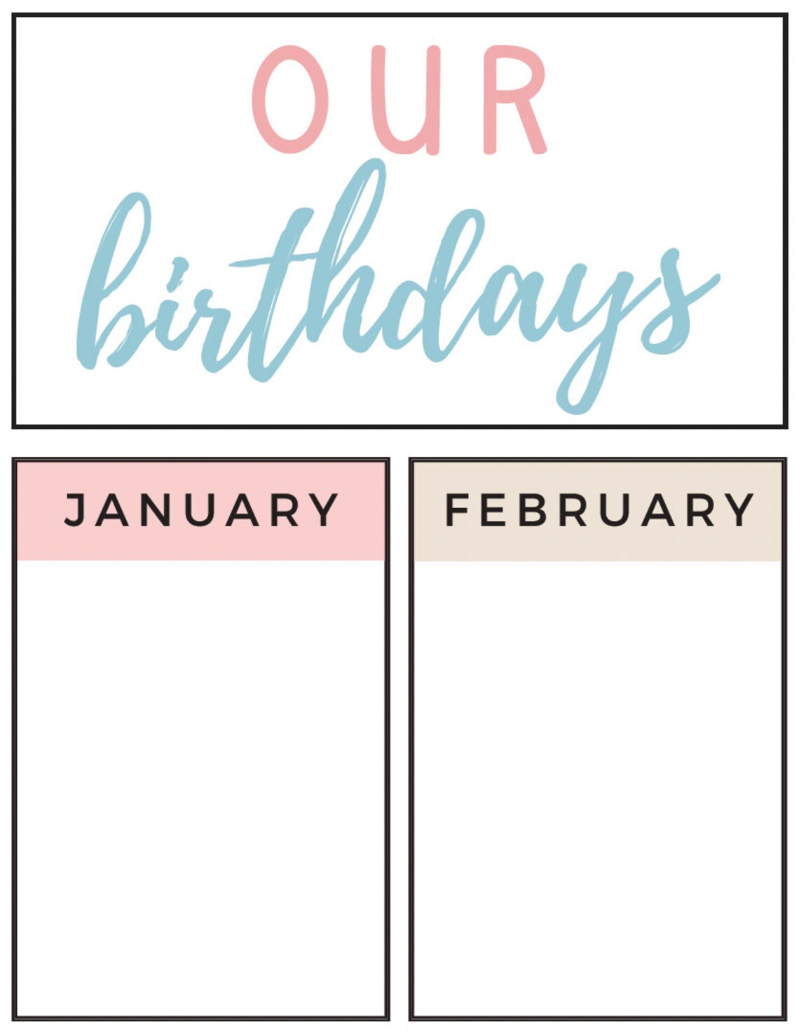 Pastel Boho Rainbow Class Birthday Display / Back to School - Etsy