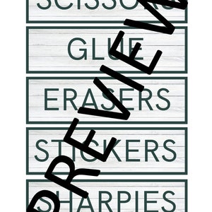 Classroom Decor / EDITABLE Farmhouse Labels / Beginning of School ...