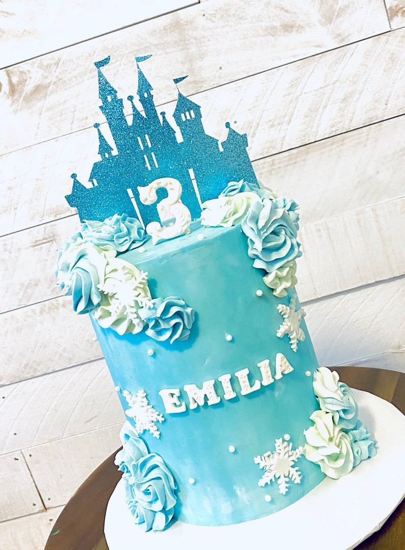 Castle Cake Topper / Princess Castle / Princess Party - Etsy