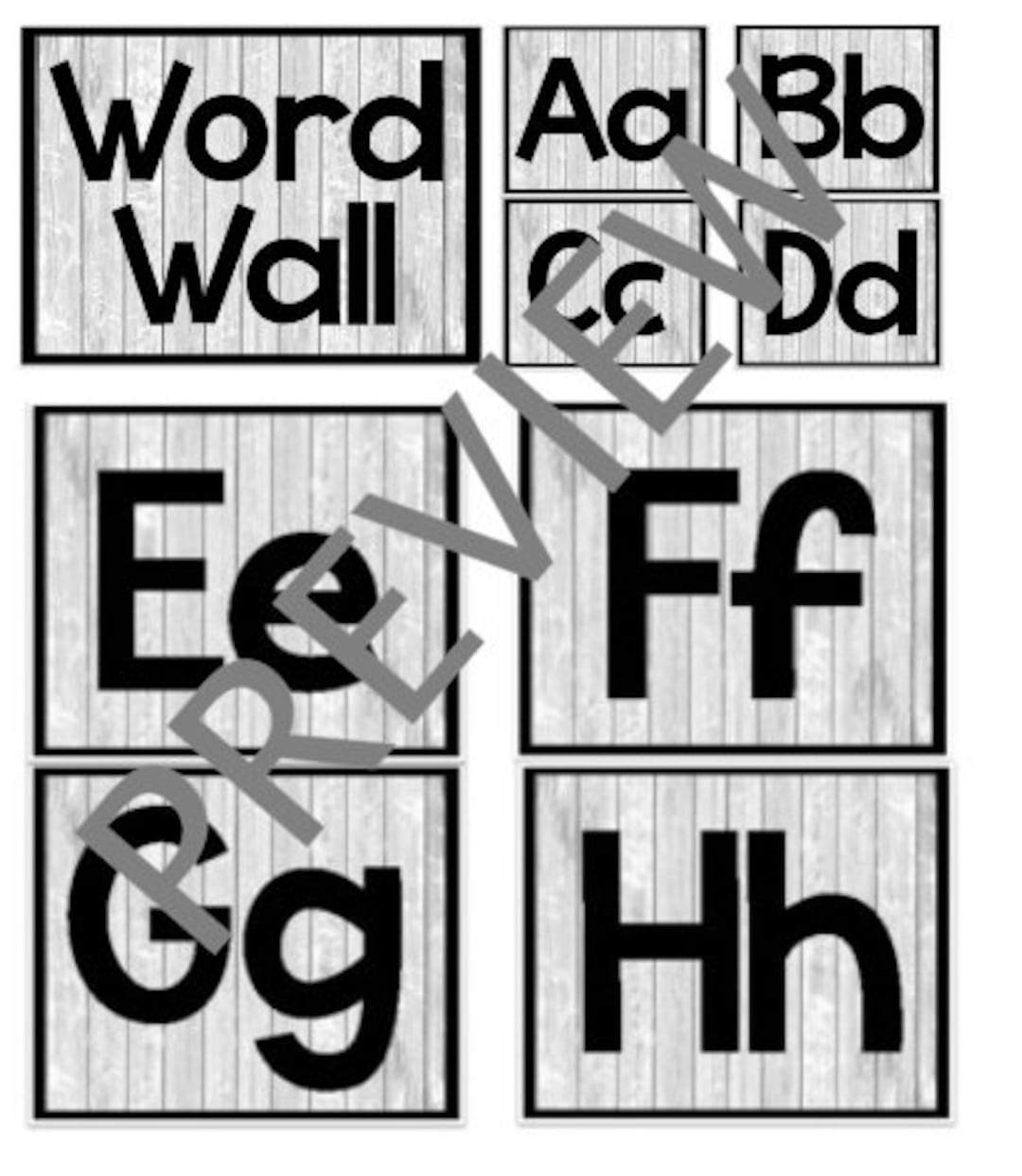 Rustic Farmhouse Classroom Word Wall Set / Teacher Word Wall / Bulletin ...