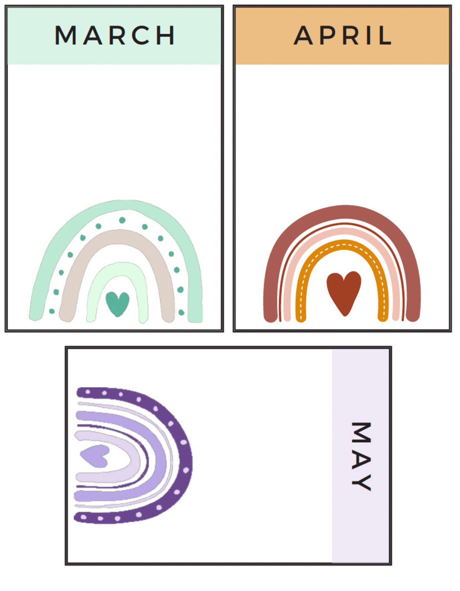 Pastel Boho Rainbow Birthday Bulletin Board | Editable Classroom Decor ...