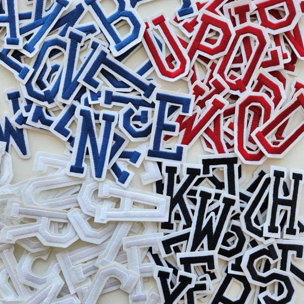 Iron on Letters - Etsy