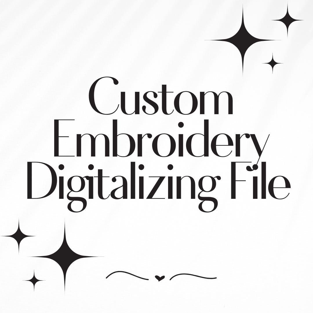 New Custom Embroidery Digitizing Service, DST, EMB Format Etc, Logo, Design, Personalized ...