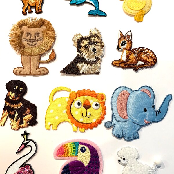 Animal Patches - Etsy