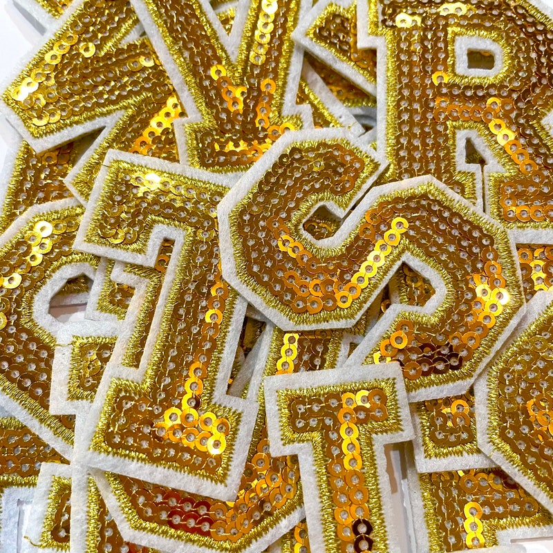Applique Sequin Letters - Etsy