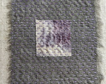 Japanese Boro Sashiko, Slow Stitch Patch, Hand Sewn From Natural ...