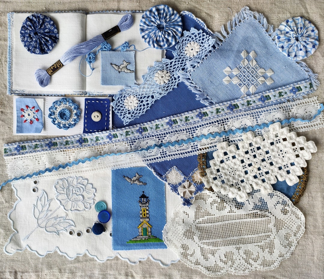 Inspirational Medium Size Sewing Package Creative Set of Materials.slow ...