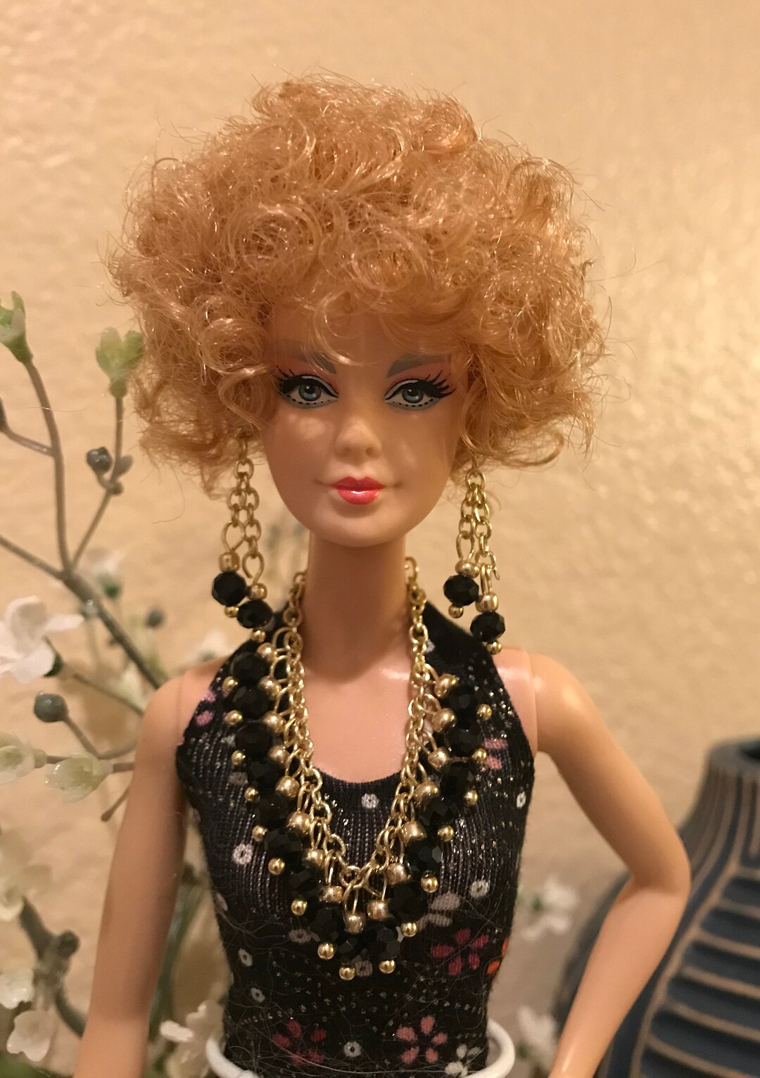 Joyas hechas a mano para barbie FR Collar y pendientes - Etsy España