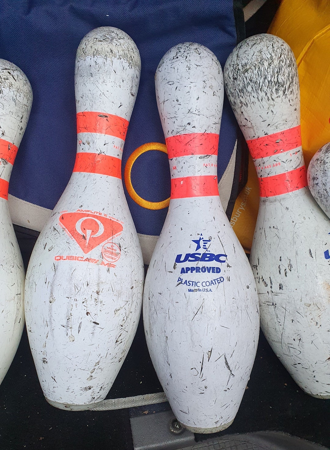 Vintage Hardwood Bowling Pin / One USBC Plastic Coated Bowling Pins - Etsy