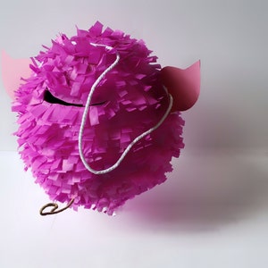 Hot Pink Piggy Piñata - Etsy