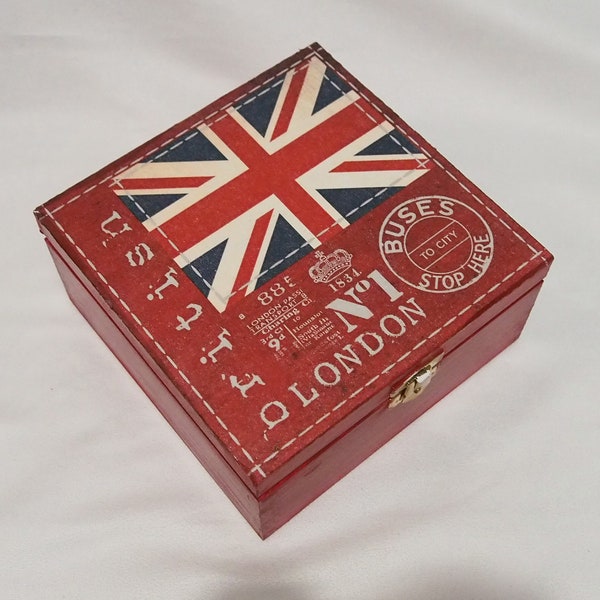 Wooden Tea Box - Etsy