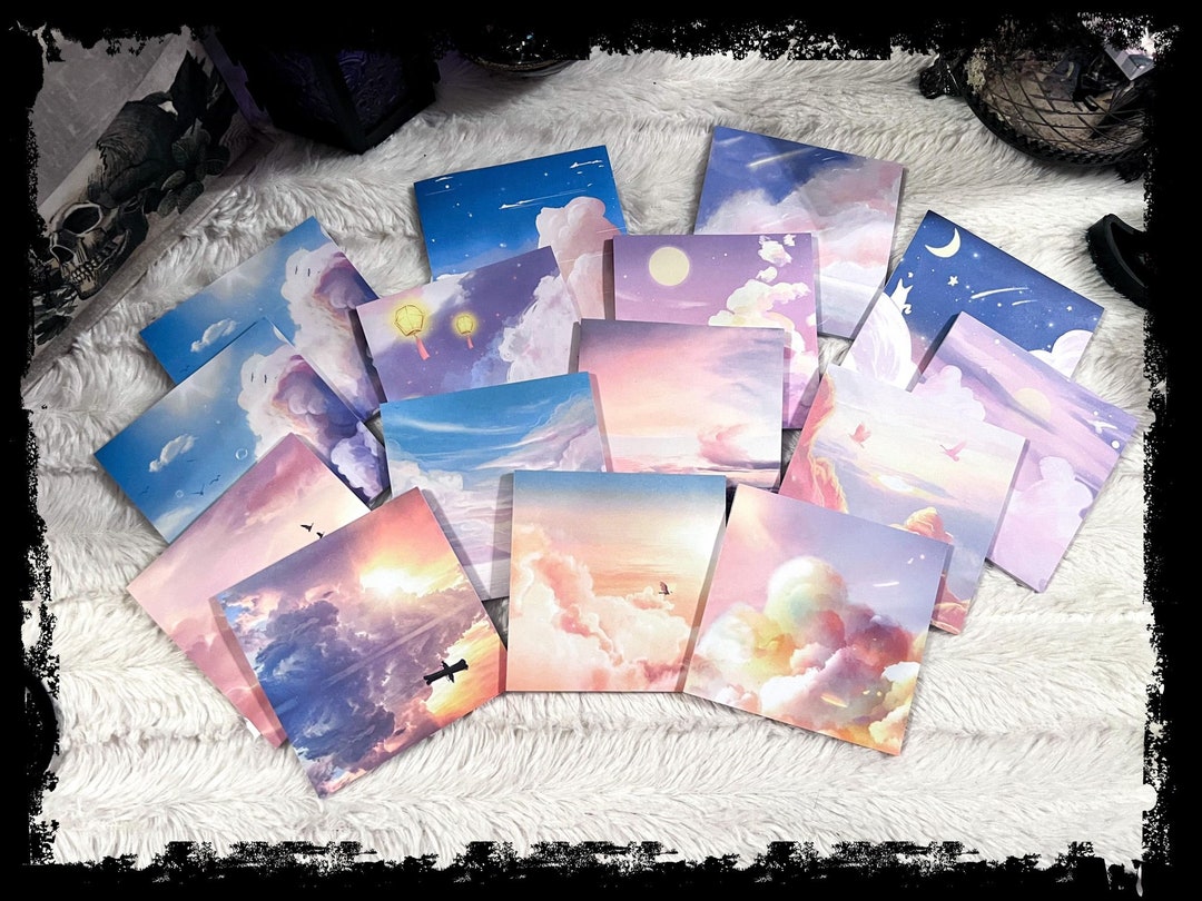 Sunset Skies Sticky Notes: Random Choice - Etsy