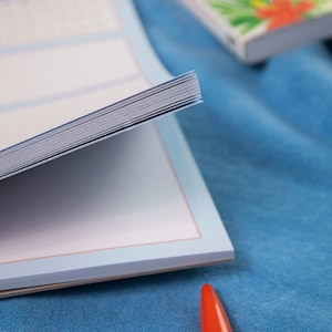 A4 Weekly Planner Blue Wiggle - WFH Planner Pad - To-do List - Everyday ...