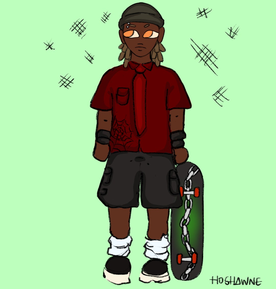 Angsty Boy Digital Art Print - Etsy