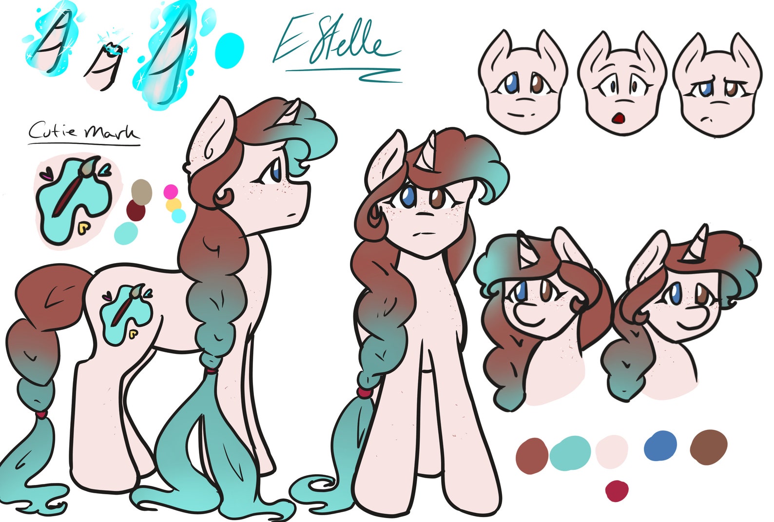 MLP OC Reference Sheet - Etsy