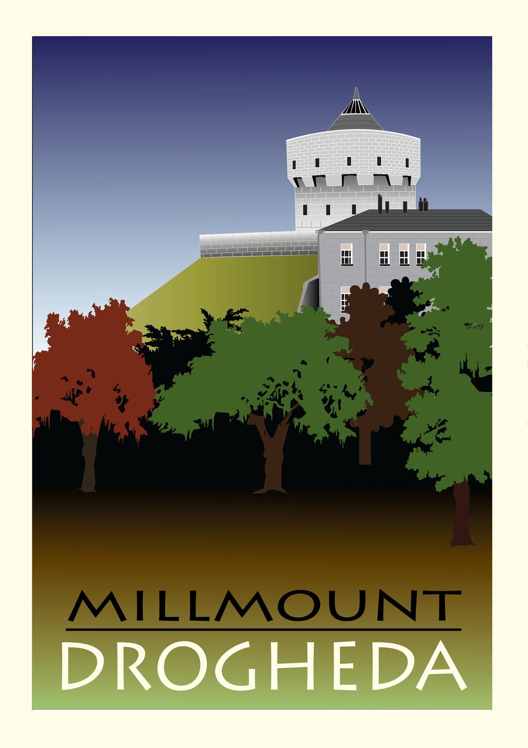 Millmount Tower, Drogheda - Digital Print A3 Poster - Etsy