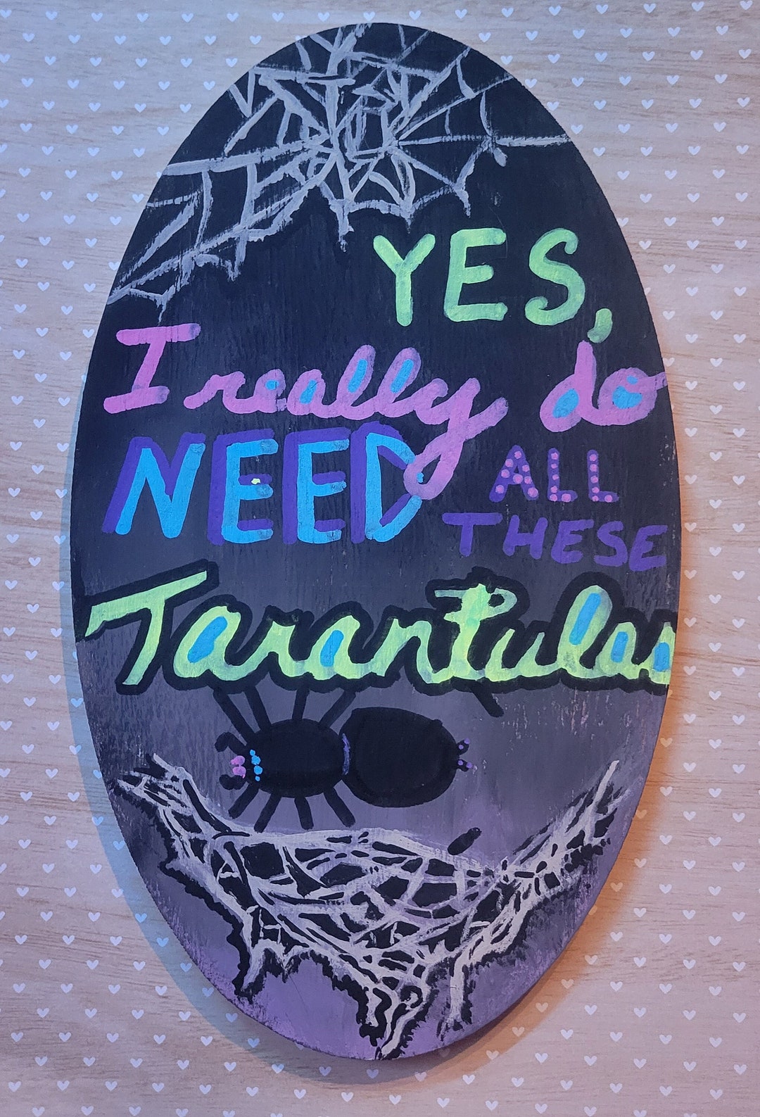 Custom Made Tarantula Sign/wall Plaque - Etsy