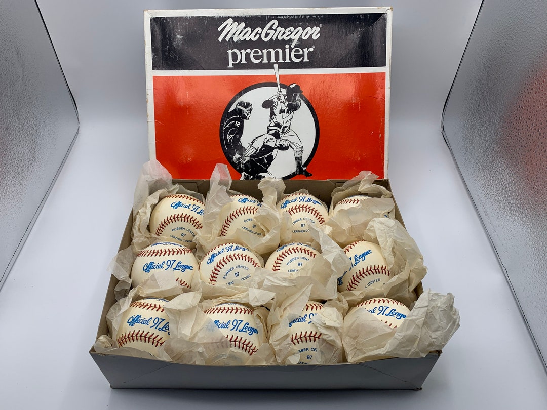 Vintage Early 1980's - Box of 12 Macgregor Baseballs (NOS) - Official ...
