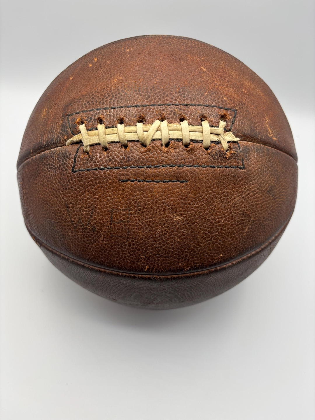 Vintage 1920's-30's Laced Leather Basketball - Full Size - Etsy