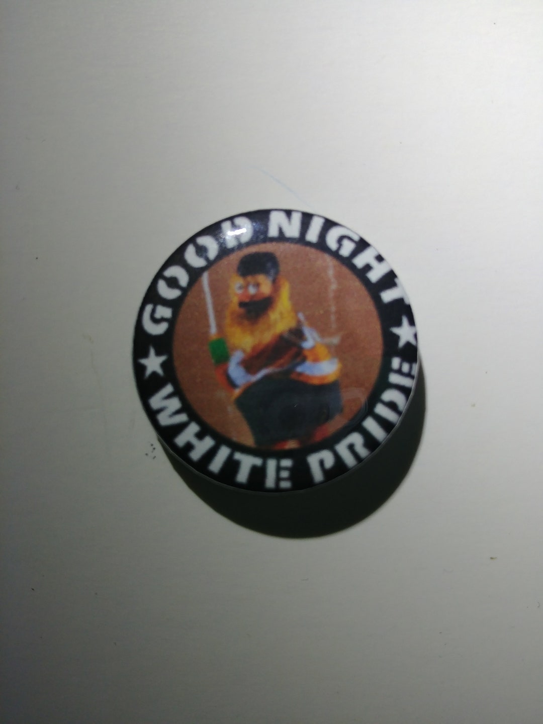 Comrade Gritty Good Night White Pride Pin - Etsy