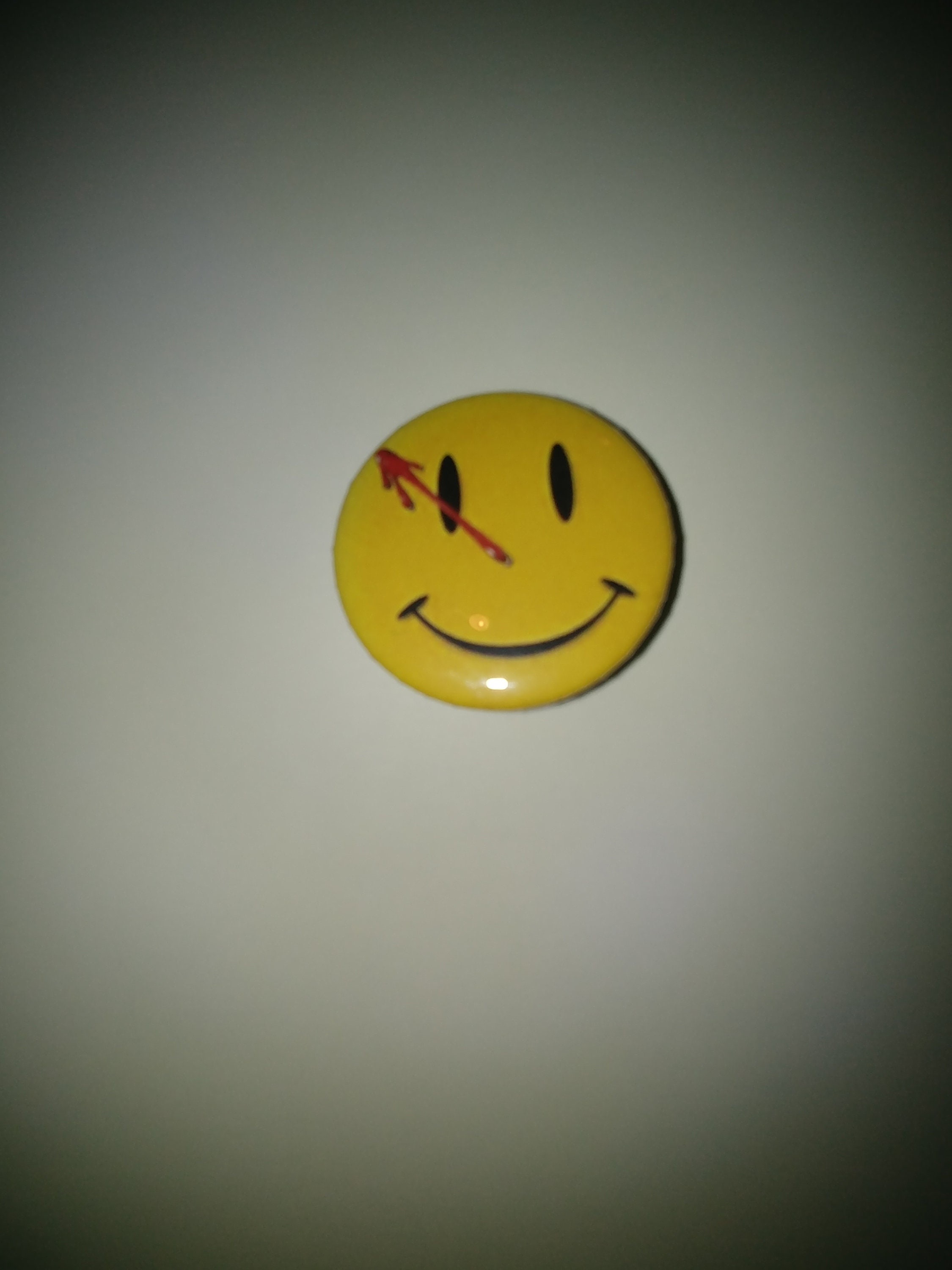 Watchmen Smiley Face Button