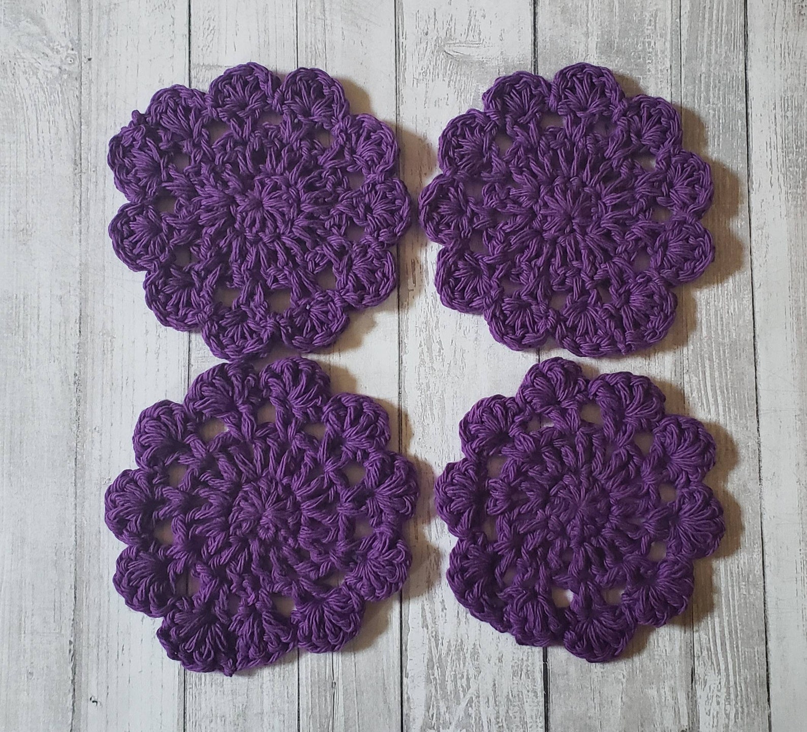 Flower Coaster Set Floral Coasters Coasters Flower Fall - Etsy