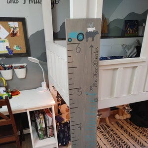 Kids Height Board / MATCH Your Toy Box / Nursery Measure Board / Height ...