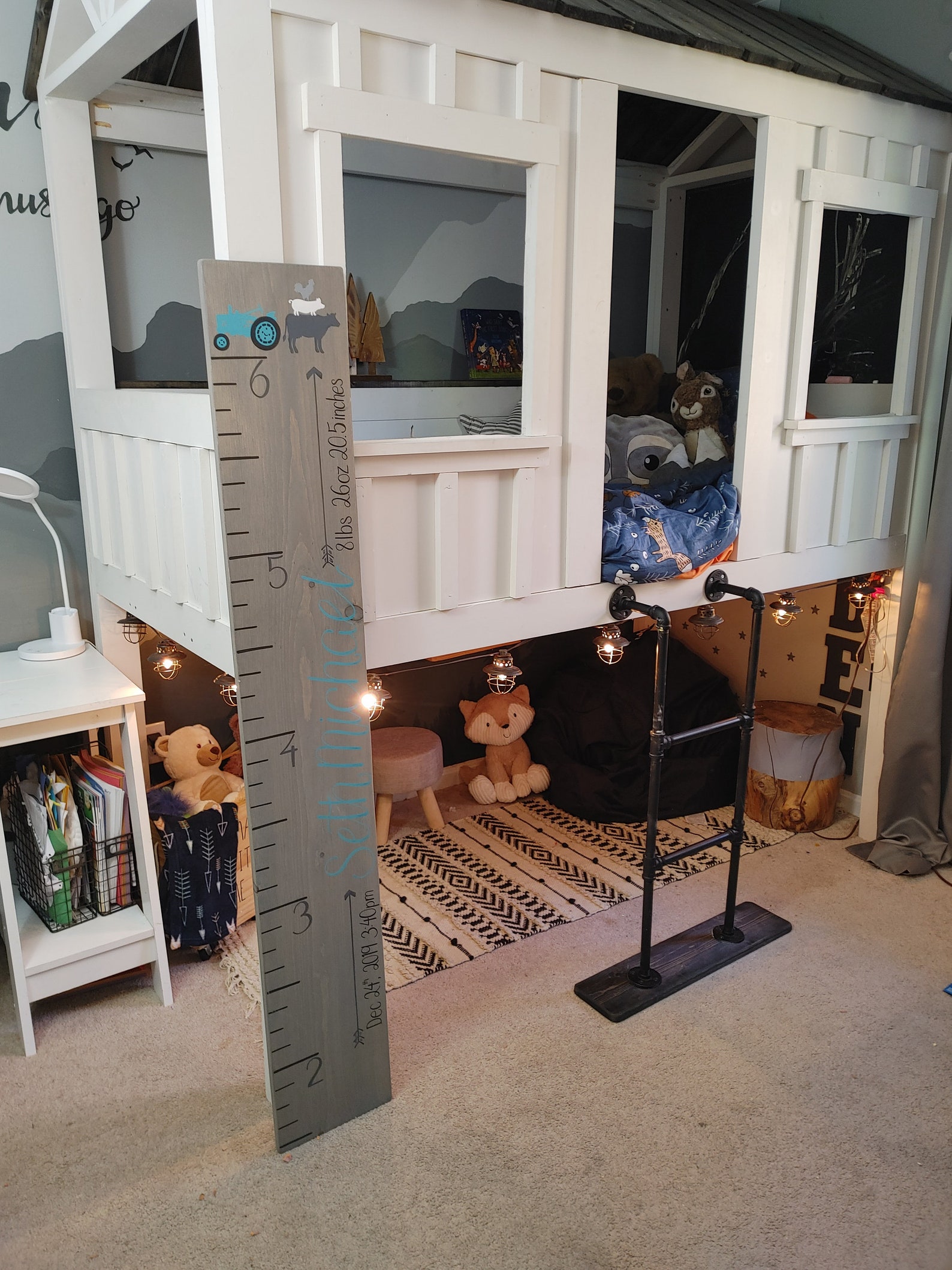 Kids Height Board / MATCH Your Toy Box / Nursery Measure Board | Etsy