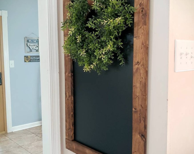 Chalkboard Large Farmhouse Chalkboard Wooden Frame Modern Farmhouse - Etsy