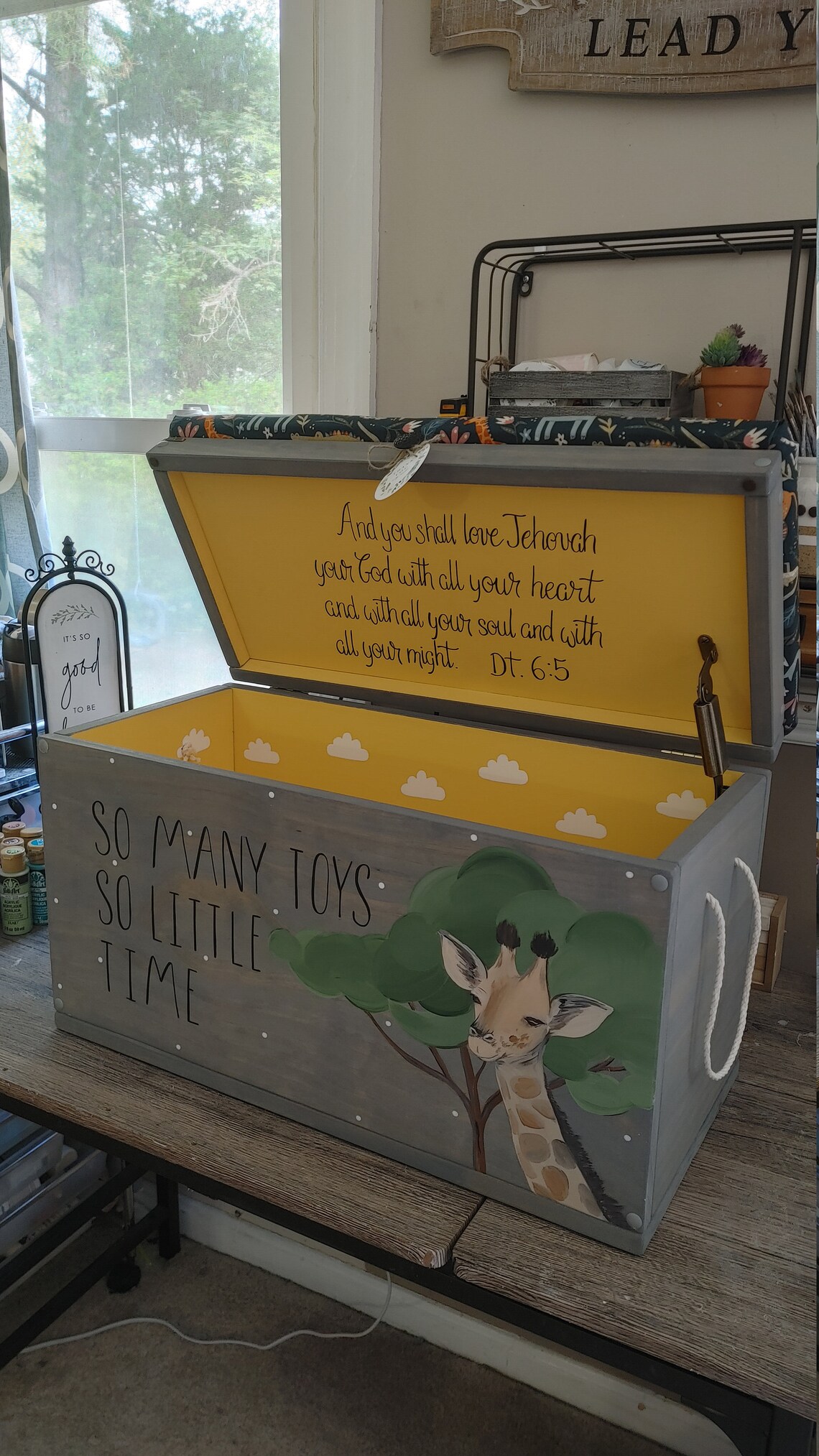 Toy Box Safari Toy Chest Toy Bin Kids Toy Chest Wood - Etsy