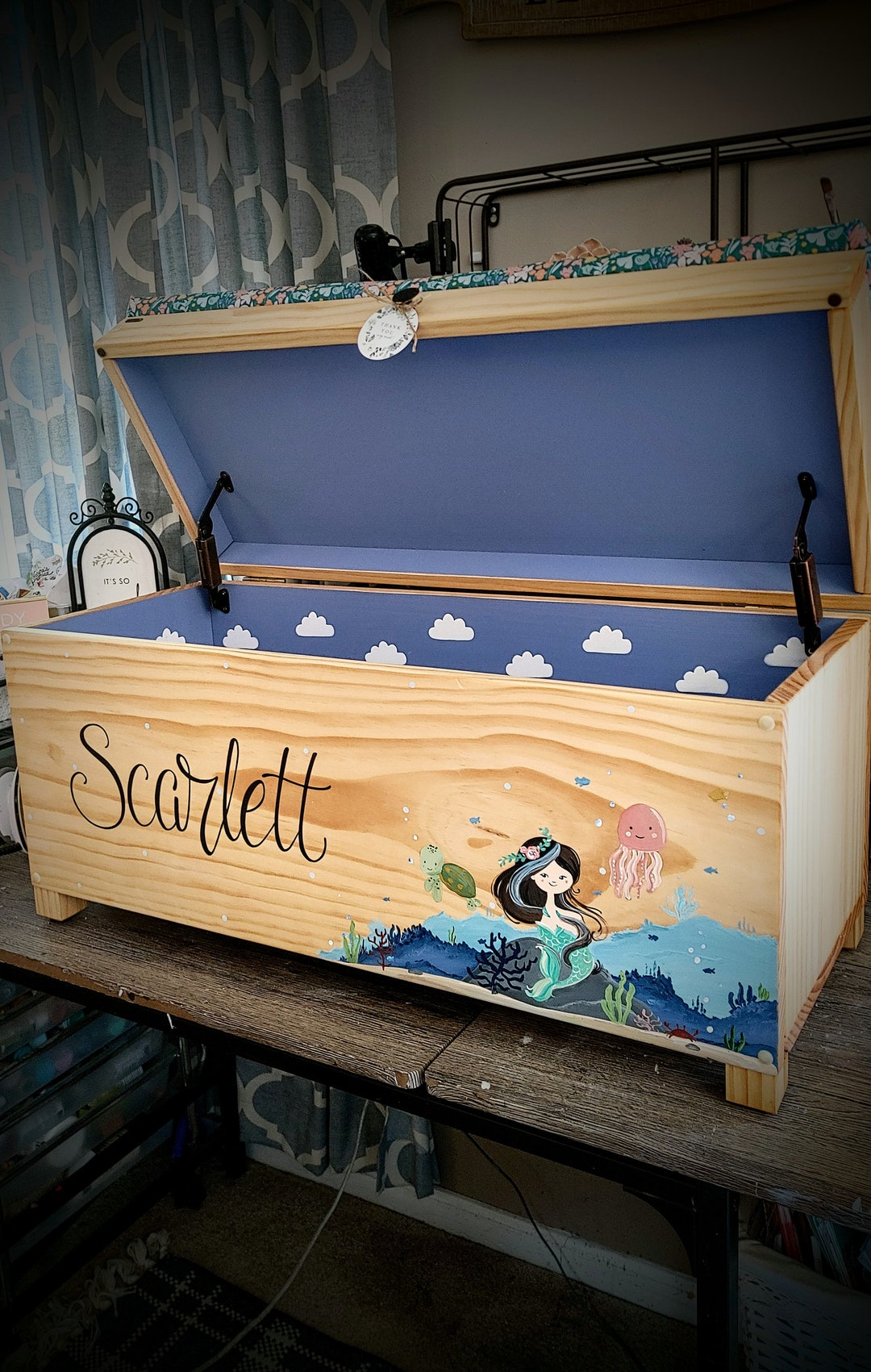 Toy Box | NEW HINGES | Toy Chest | Toy Bin | Kids Toy Chest | Wood Toy ...