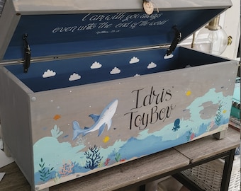 Shark Toy Box - Etsy