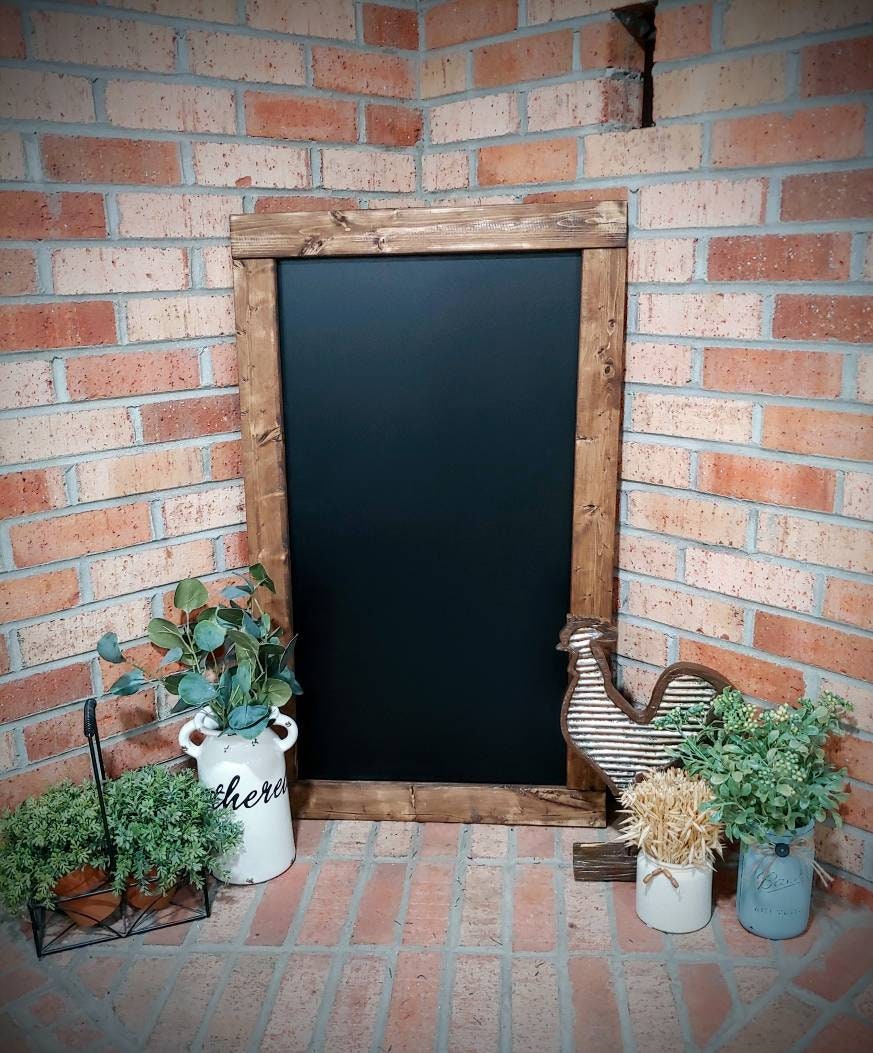 Chalkboard Large Farmhouse Chalkboard Wooden Frame - Etsy