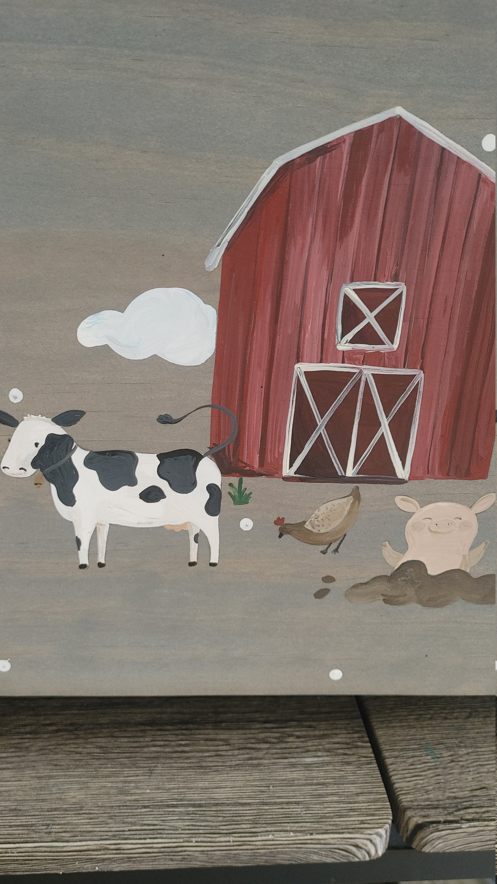 Toy Box Farm Yard Toy Chest Toy Bin Kids Toy Chest - Etsy