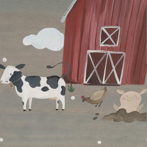 Toy Box | Farm Yard Toy Chest | Toy Bin | Kids Toy Chest | Wood Toy Box ...