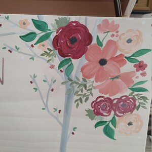 Toy Box | Floral Toy Chest | Toy Bin | Kids Toy Chest | Wood Toy Box ...