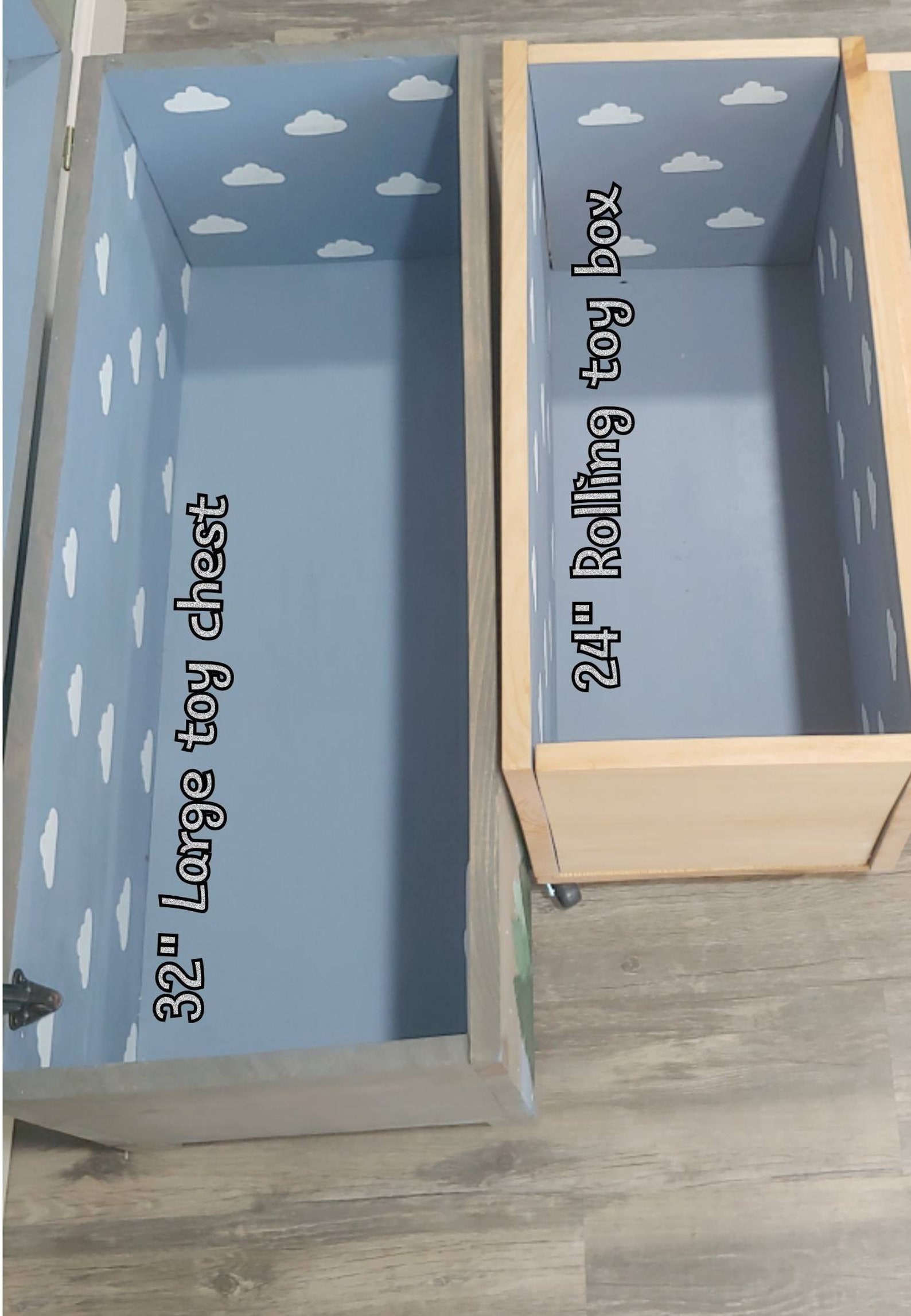 Toy Box Farm Yard Toy Chest Toy Bin Kids Toy Chest - Etsy