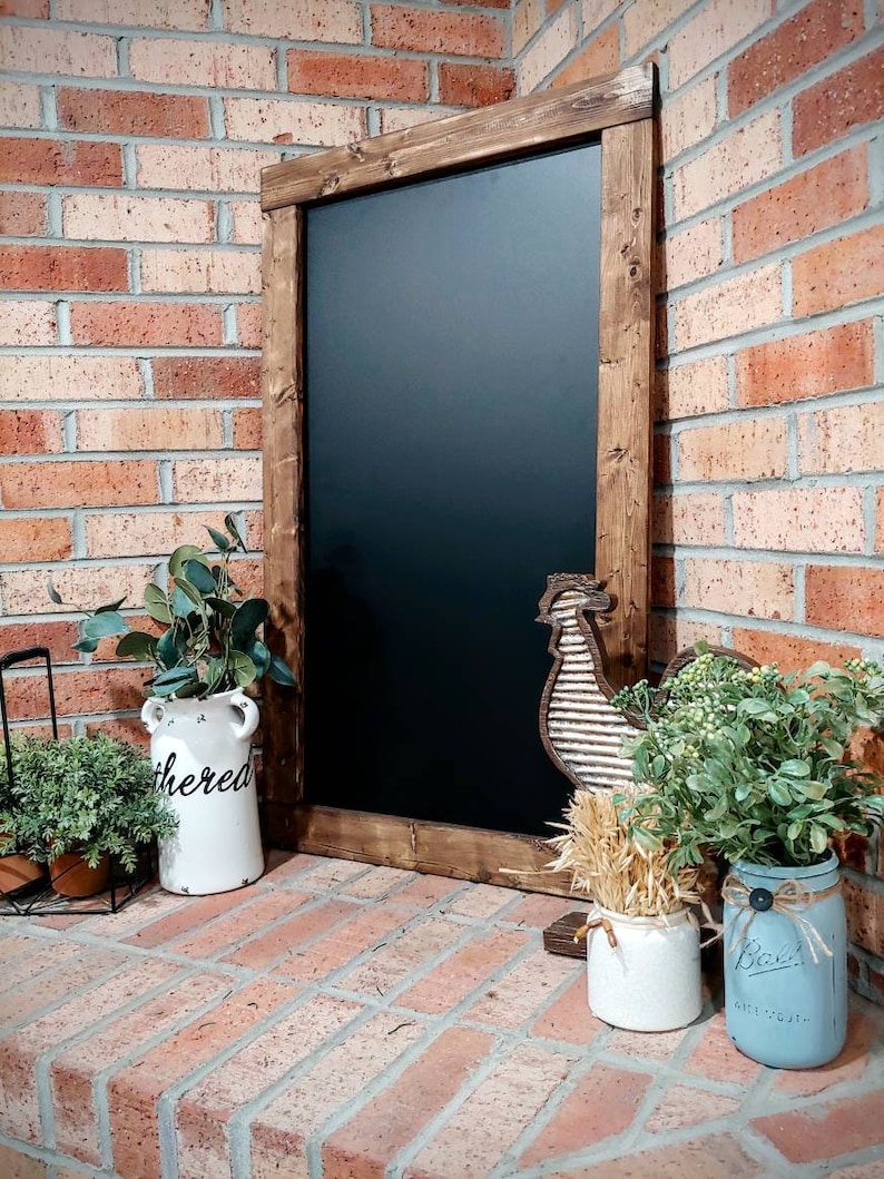 Chalkboard Large Farmhouse Chalkboard Wooden Frame - Etsy