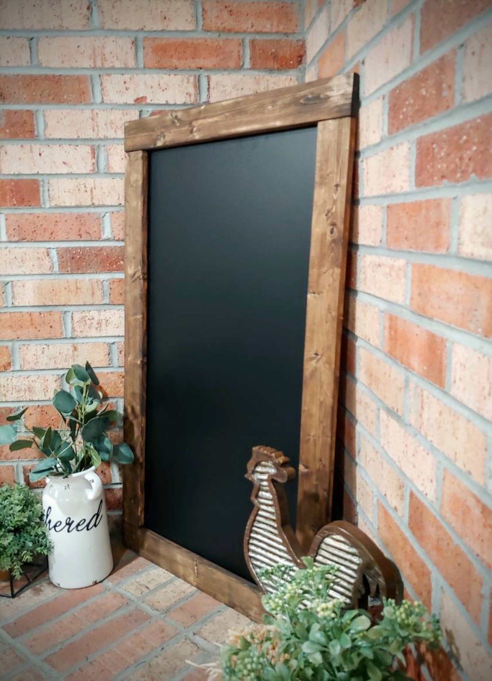 Chalkboard Large Farmhouse Chalkboard Wooden Frame Modern Farmhouse - Etsy