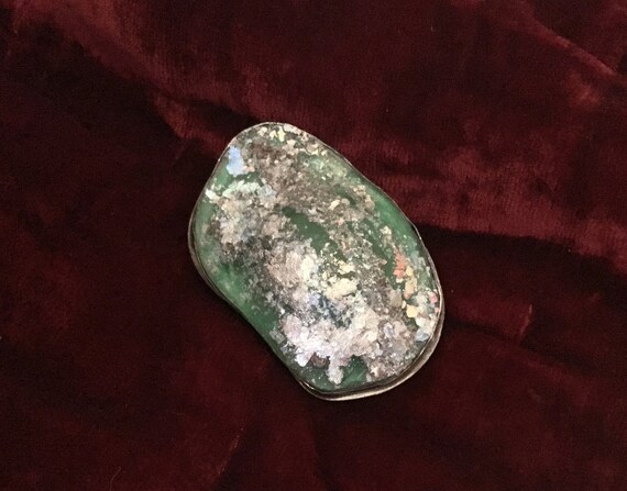 Roman Glass Brooch - Gem