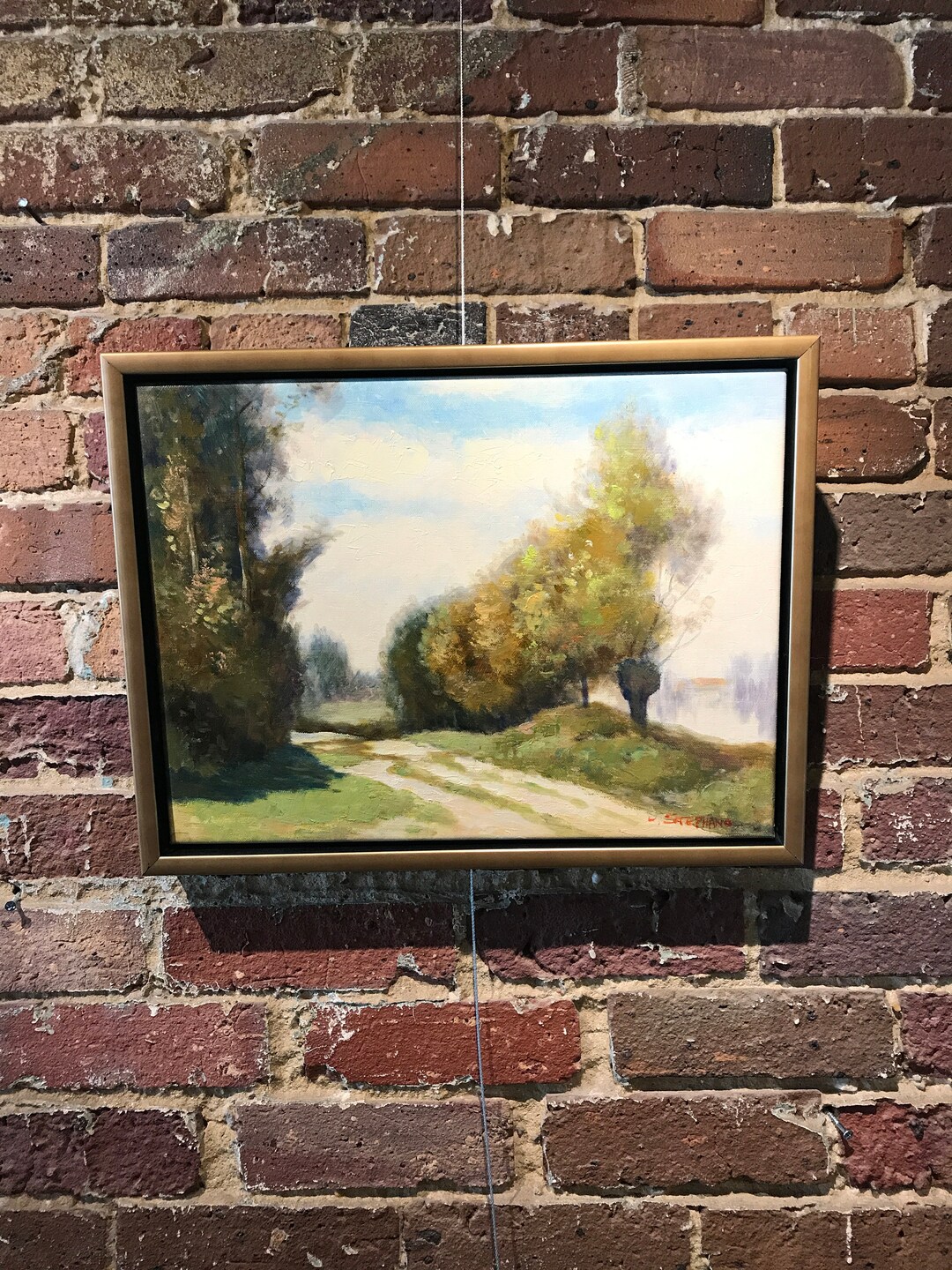Memory Lane - Canvas in Floating Frame - Etsy