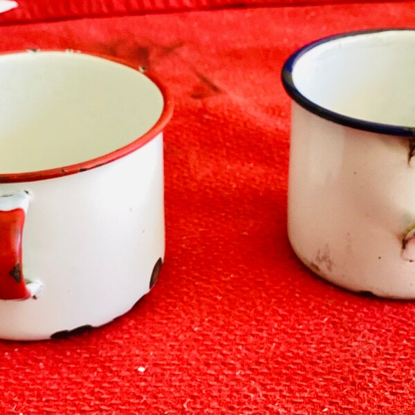 Enamelware Cups - Etsy