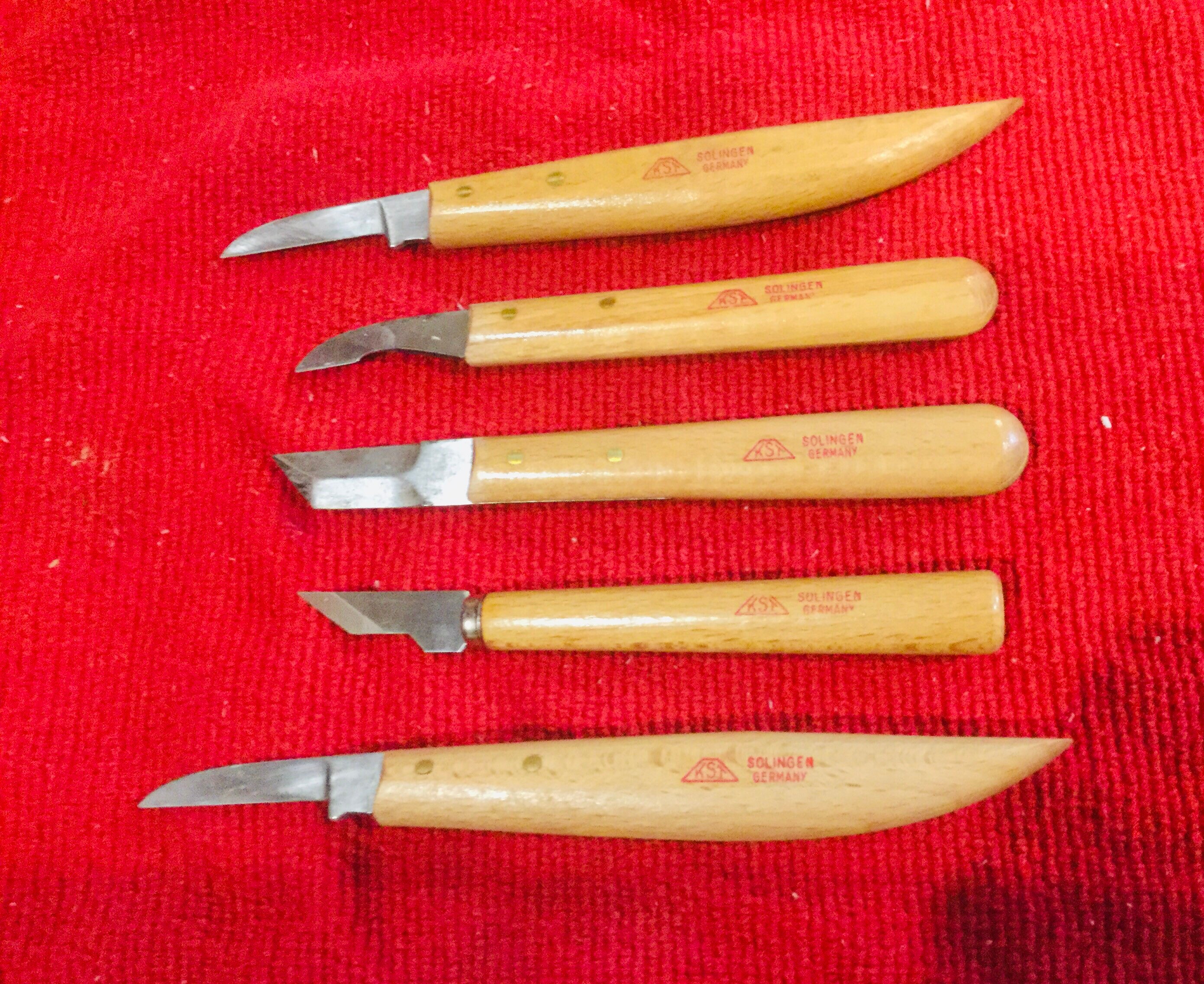 Solingen Knives Wood Carving