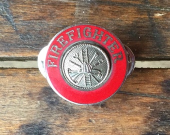 Firefighter Pin - Etsy
