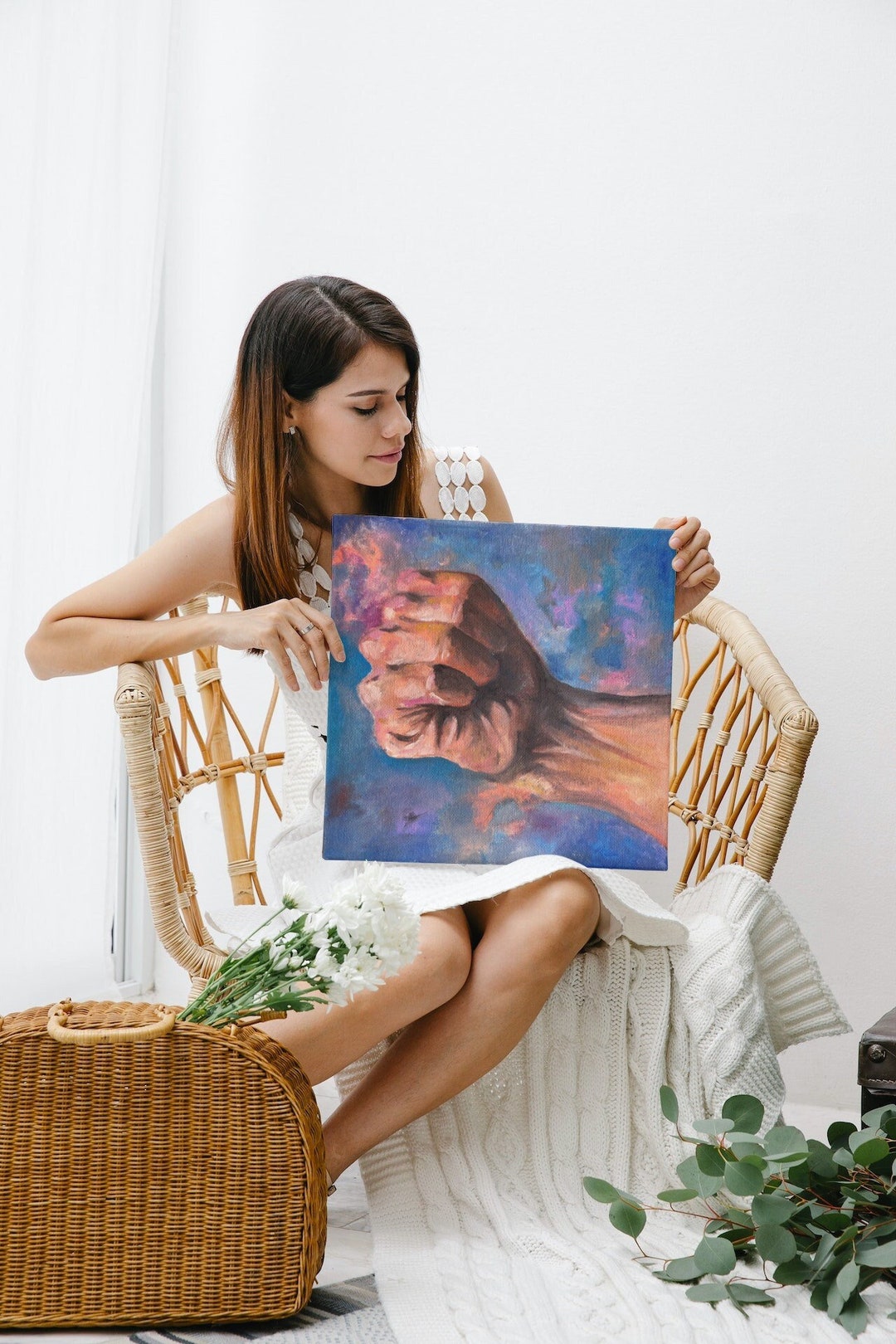 Mudra Art Print, Mudra Fine Art, Meditation Postcard, Yoga Teacher Gift ...