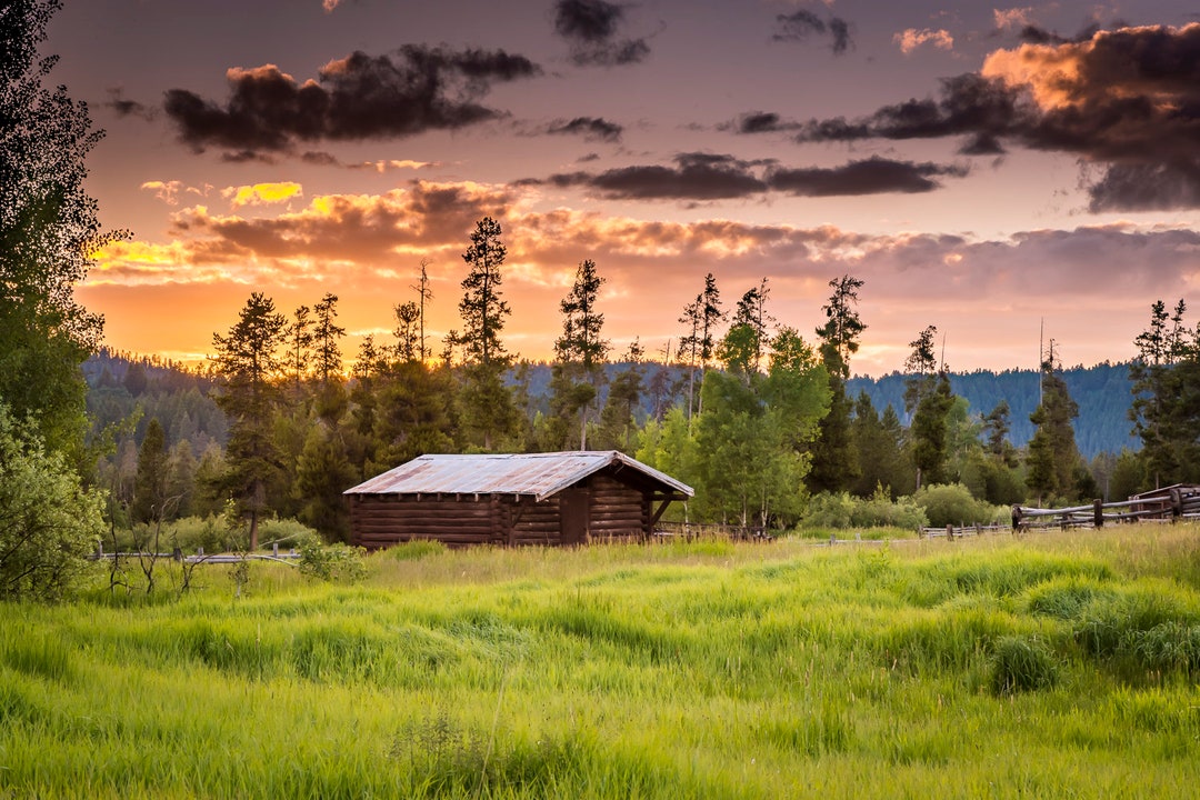 Idaho Homestead Fine Art Print - Etsy