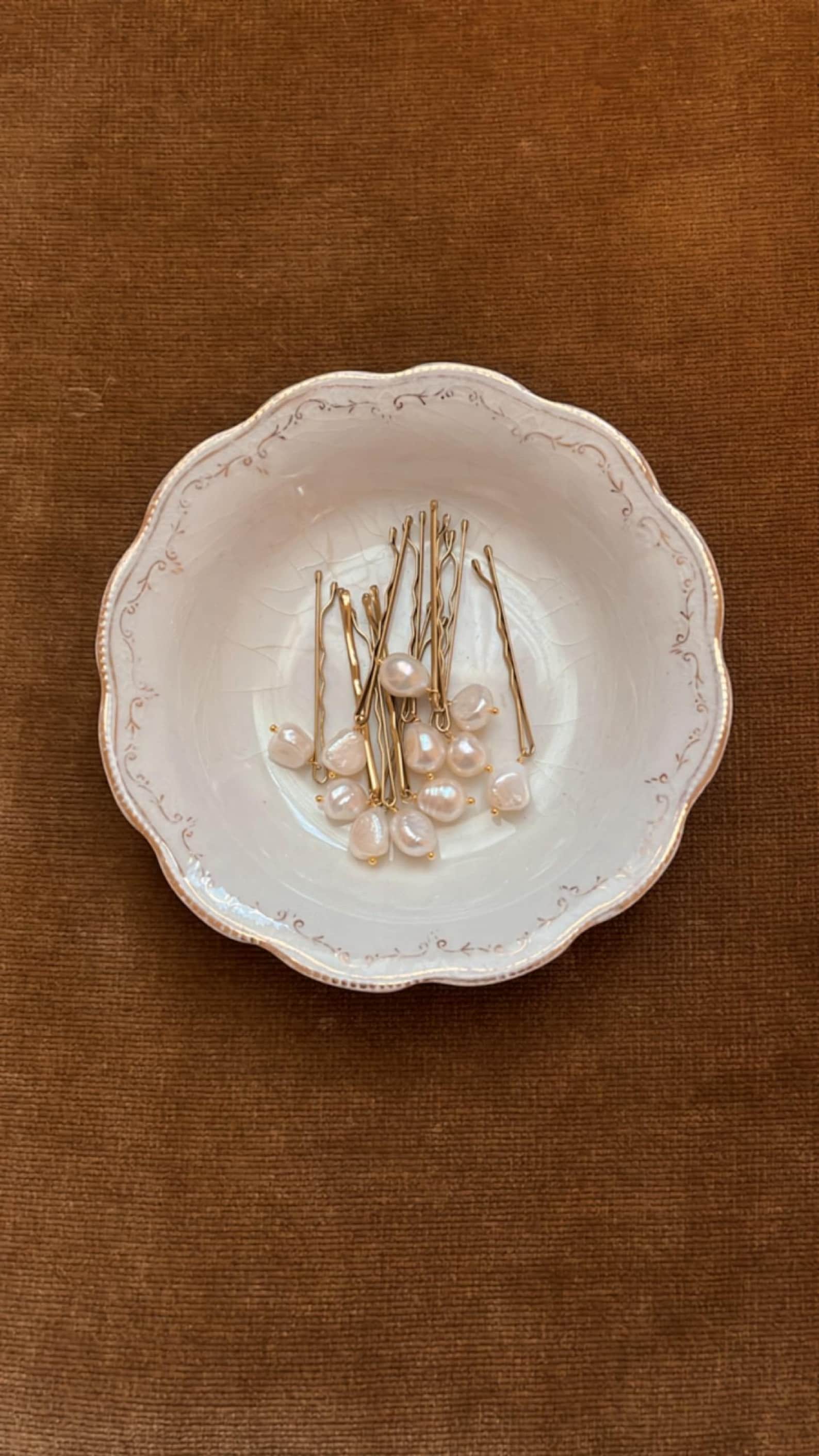 Hanging Freshwater Pearl Bobby Pin - Etsy